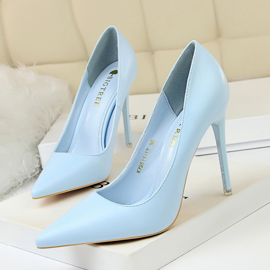 Women Korean Style Fashion Sweet Simple Heels Shoes Pumps on Luulla